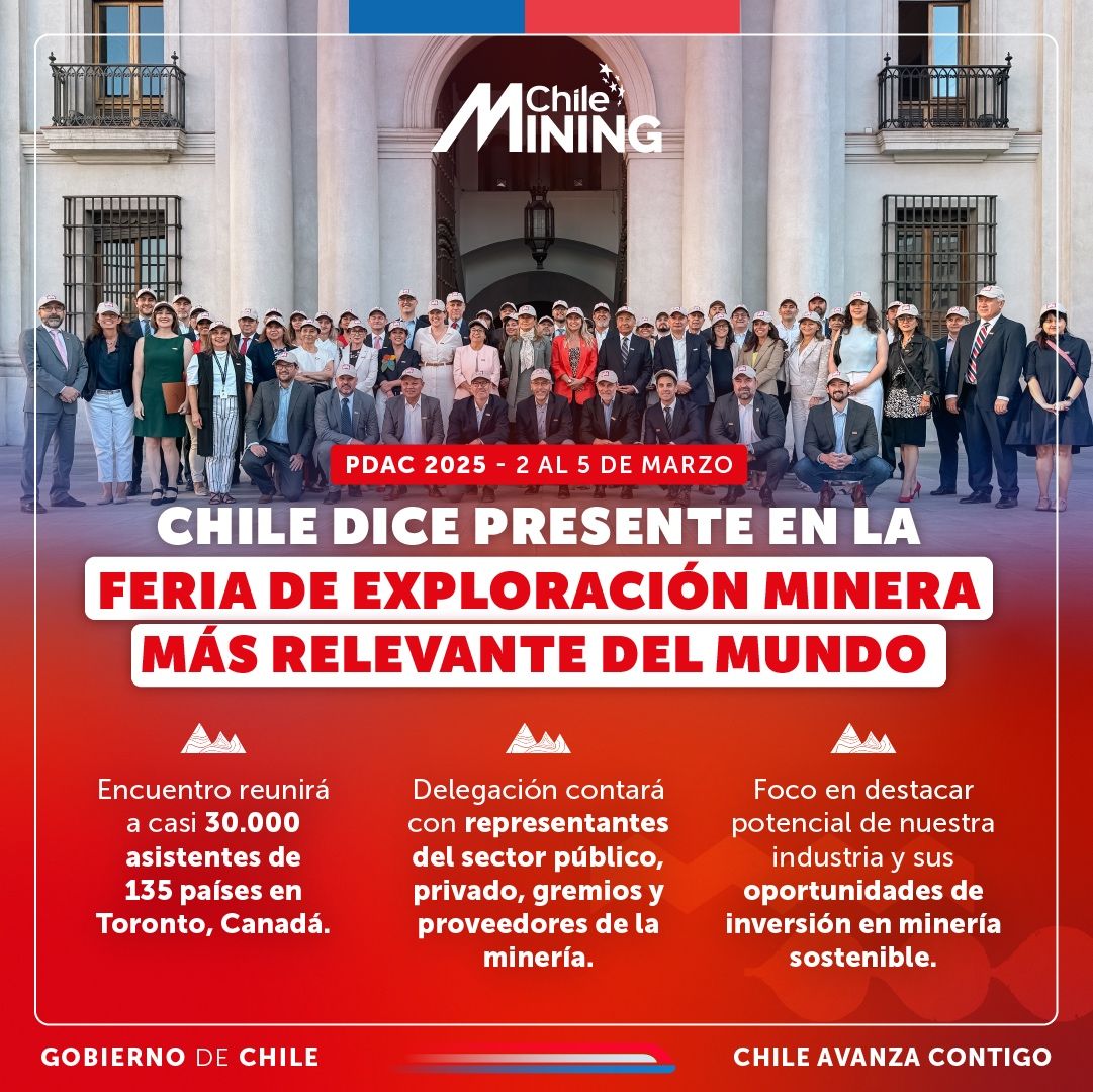Chile da inicio a su participación en PDAC 2025 - InfoMINERIA